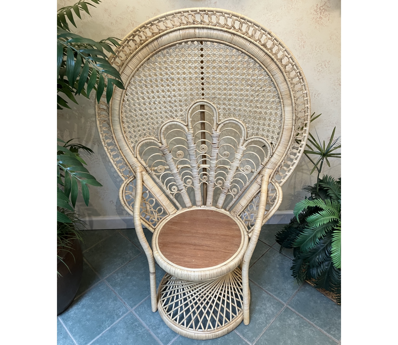 Peacock Chair Natural | Kozy Kingdom